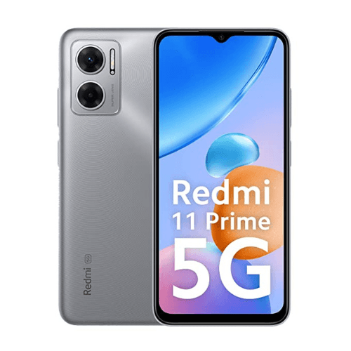 Redmi 11 Prime 5G ( Color Chrome Silver ) 6GB RAM and 128GB Storage ...